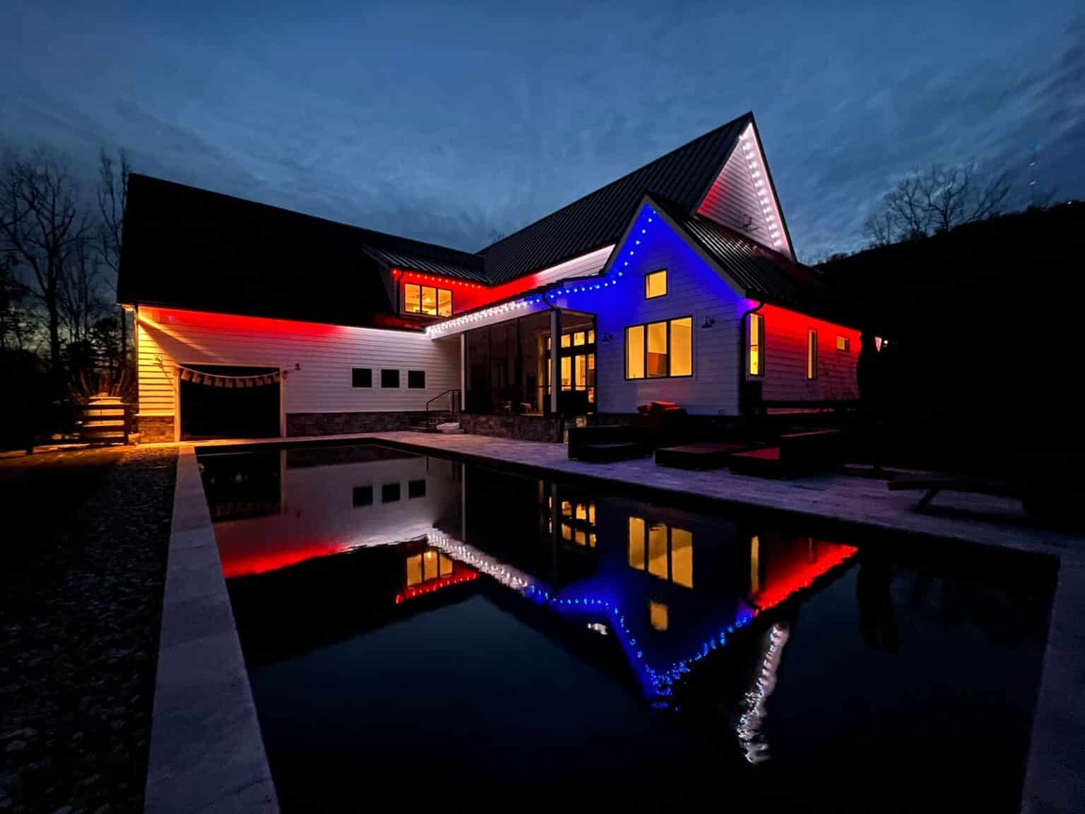 5 Star Permanent Lighting in Bellevue WA - Brothers Holiday Lighting